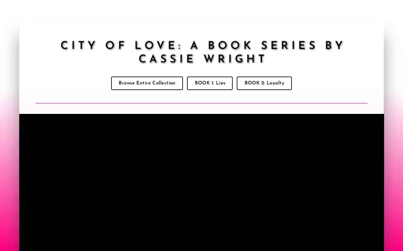City of Love Book Series by Cassie Wright